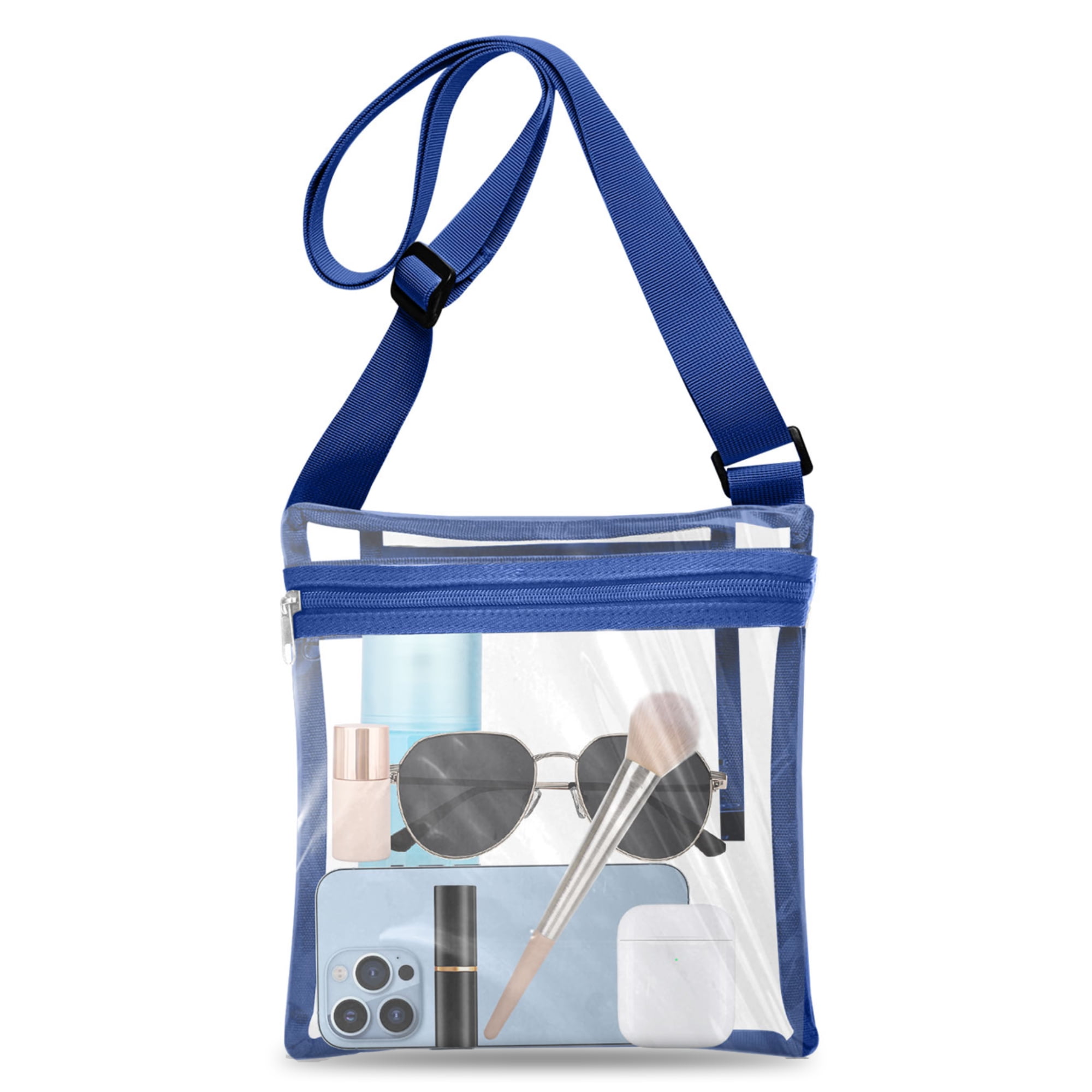 TSV Clear Crossbody Bag, Stadium Approved Clear Bag, Waterproof ...
