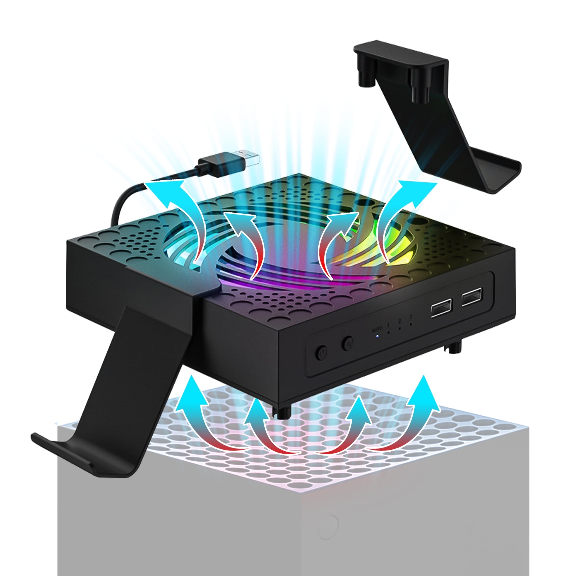 TSV Cooling Fan Fit for Xbox Series X with Auto Adjustable Fan Speed ...