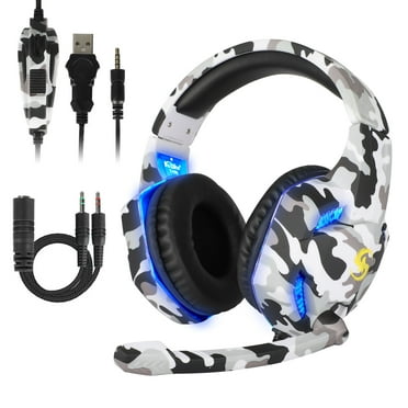 Gaming Headset for PS4 PS5 Xbox One Switch PC with Noise Cancelling ...
