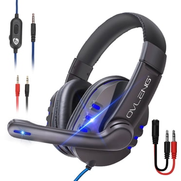 EEEkit Gaming Headset Fit for PS4/PC with Mic Noise Canceling, Stereo ...