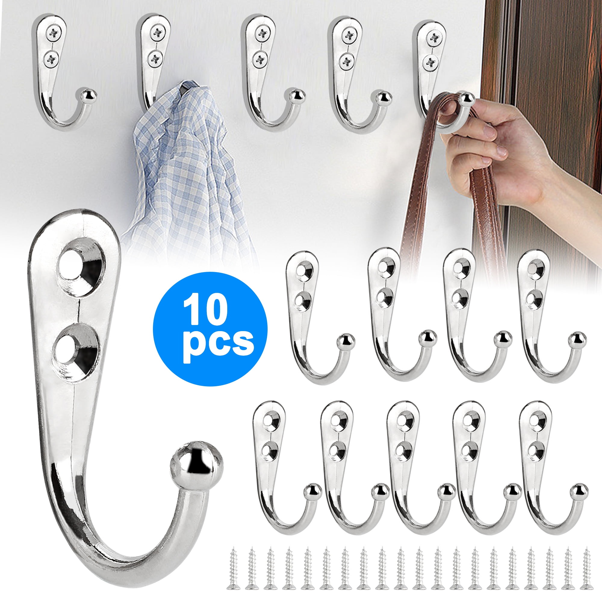 TSV Heavy Duty Robe Hook Retro Wall Hanger Rustproof Hardware for ...