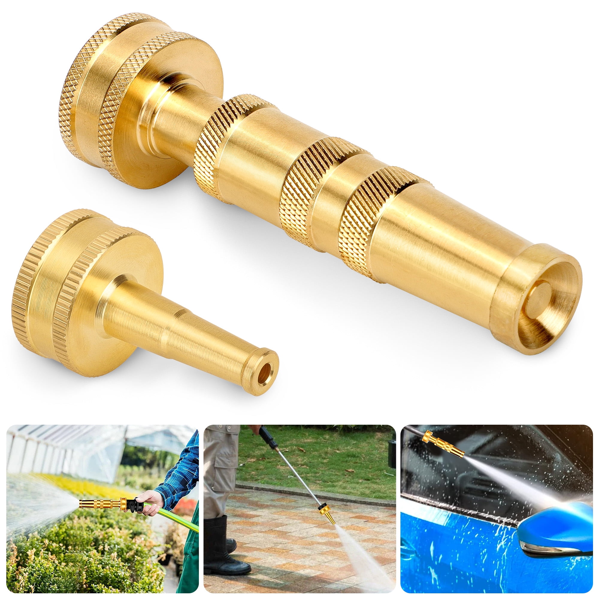 tip Release High pressure Fittings Nozzle 30cmHose3Head - Walmart.com