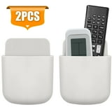 TSV Wall Mount Remote Control Holder, Adhesive Storage Box for Phone ...