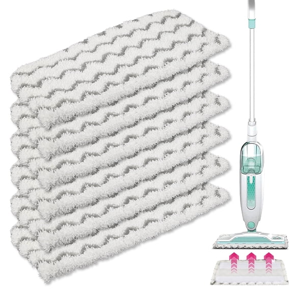 TSV Shark S1000 Series Steam Mop Refills, 6 Pack Washable Cleaner Pads ...