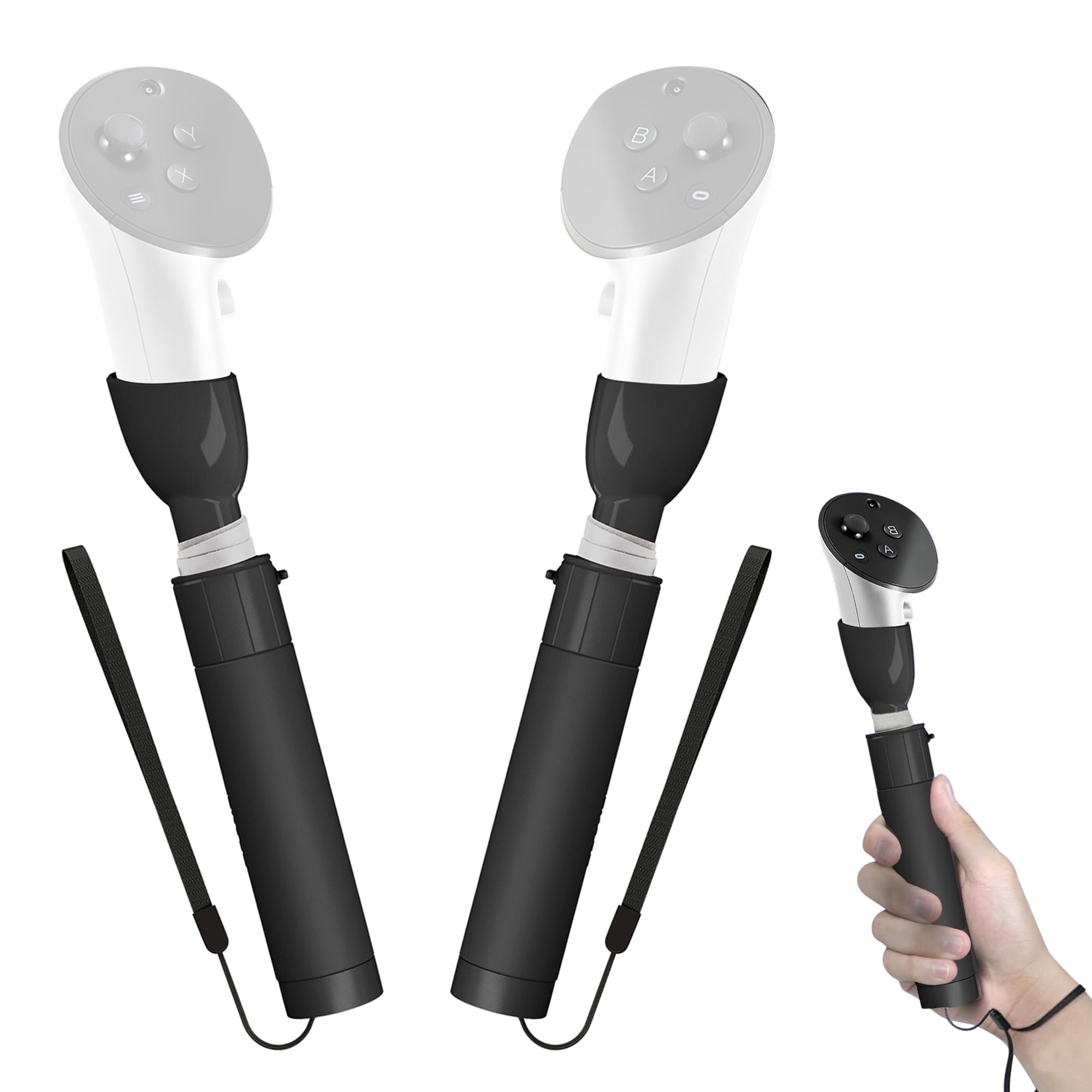 TSV VR Handle Attachments for Oculus Quest 3, Extension Grips for Beat ...