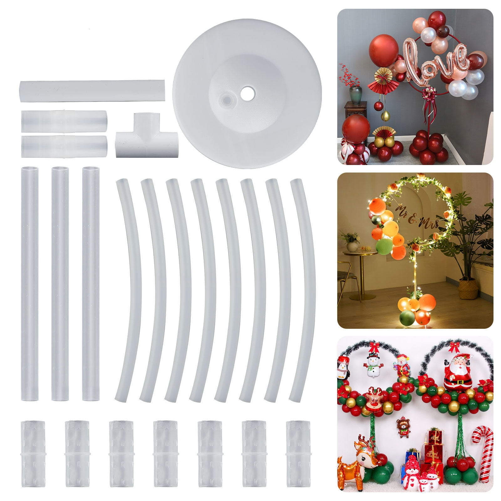 TSV Valentine's Day Balloon Column, 5.6ft DIY Balloon Columns with Pole ...