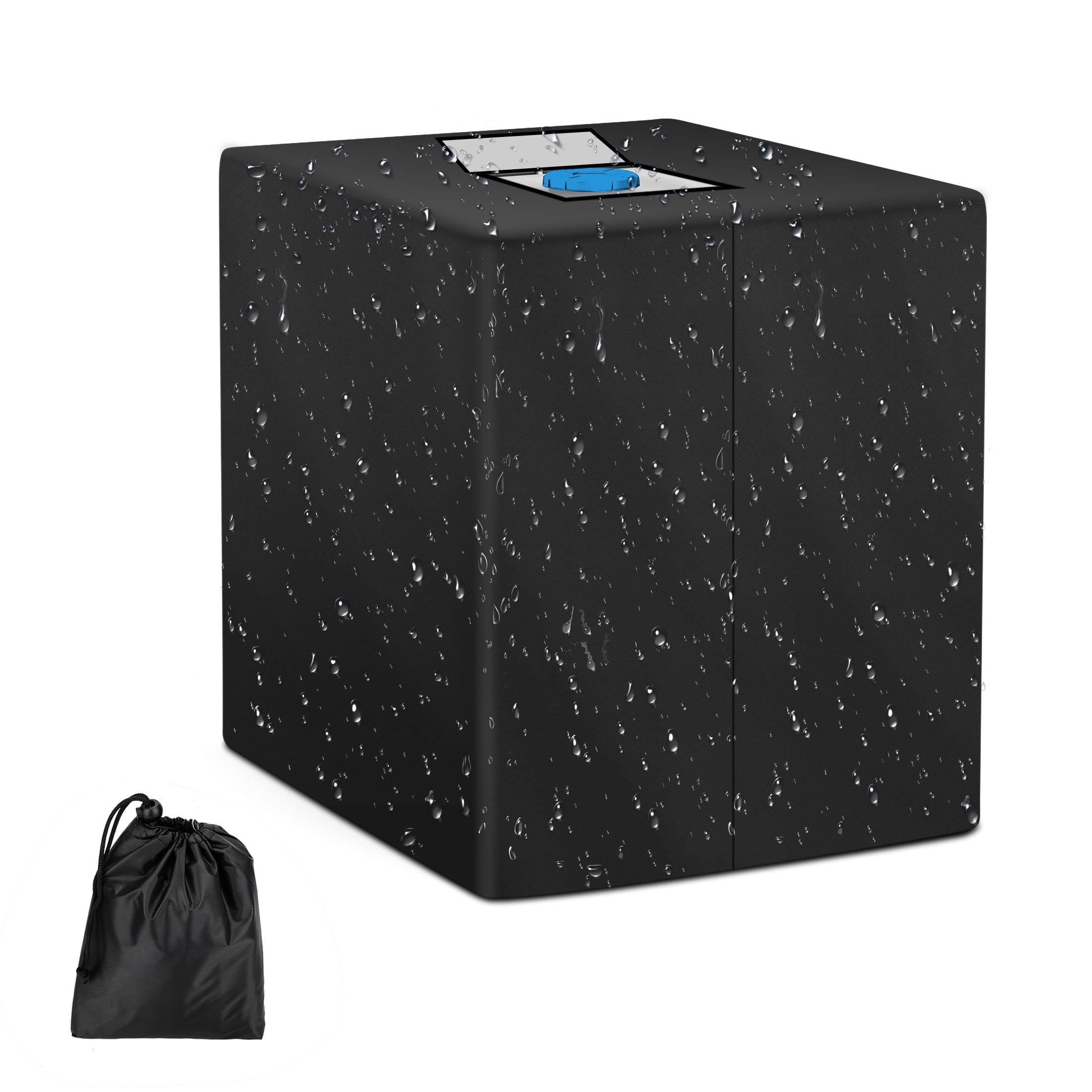 TSV Waterproof IBC Tote Cover, 264 Gallon Water Tank Protective Cover ...