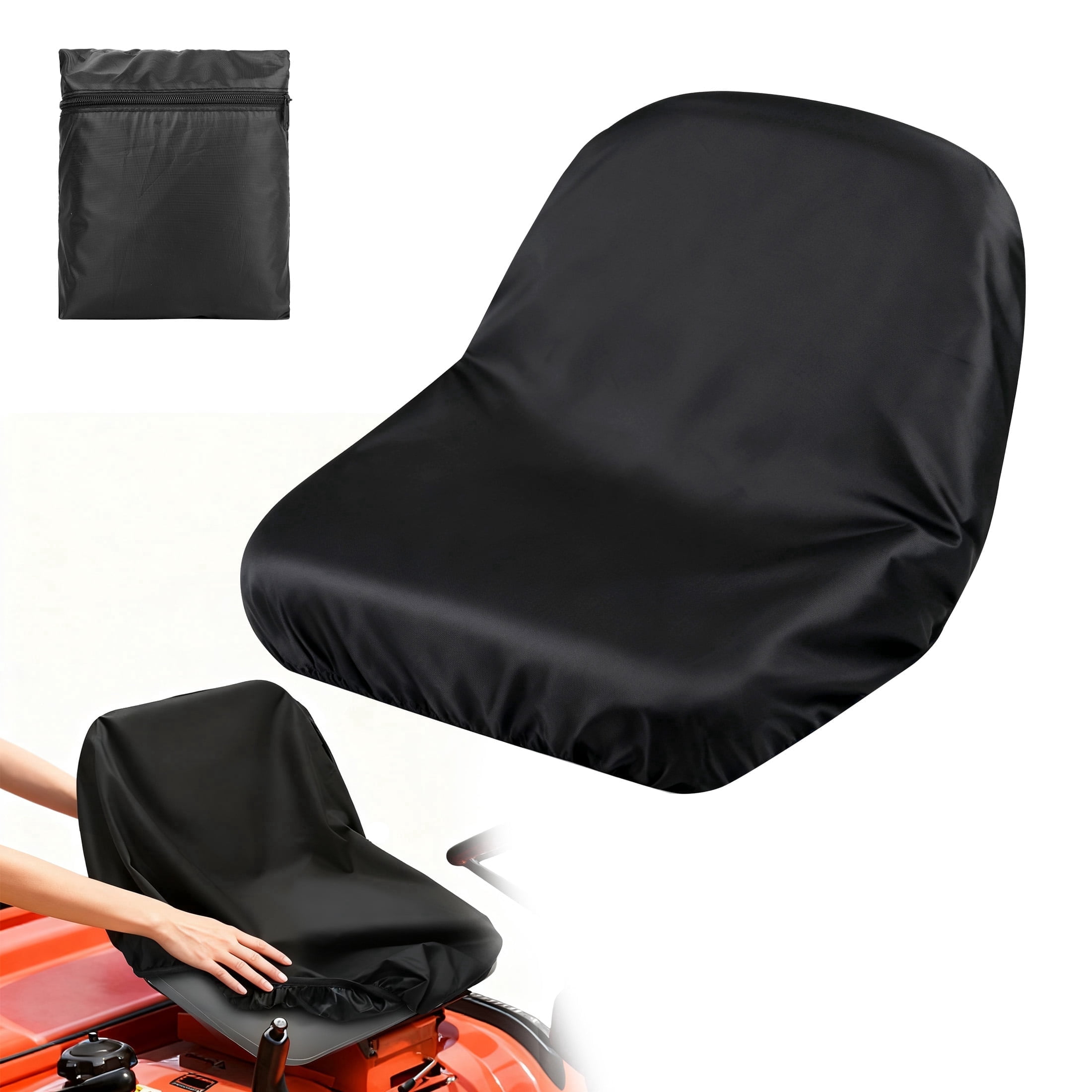 TSV Waterproof Riding Lawn Mower Seat Cover, Heavy-Duty Universal ...