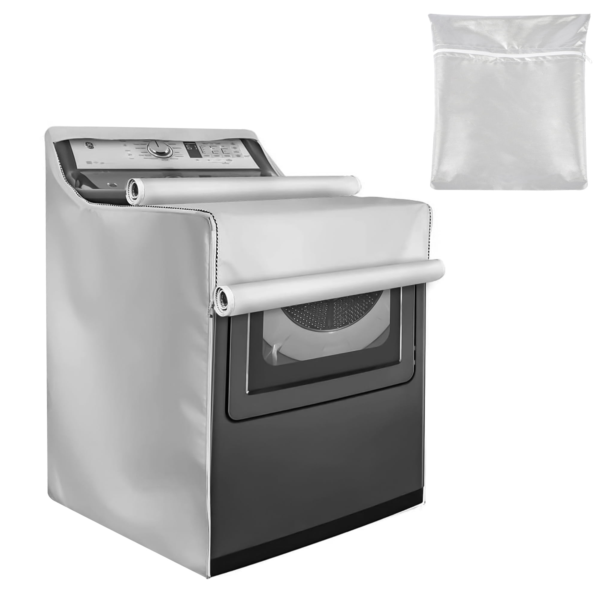 TSV Full Size Washer Dryer Protector, Waterproof Cover for Top & Front ...