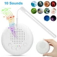 TSV White Noise Machine, Mini Sound Machine for Sleeping with 10 ...