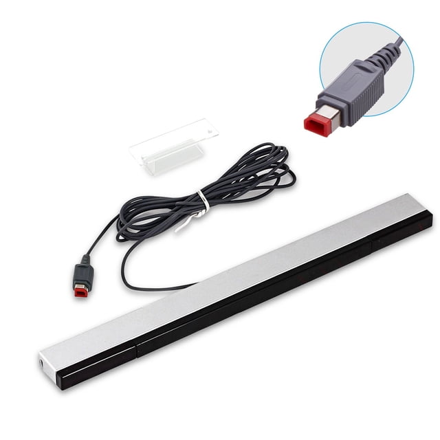 TSV Wired Infrared Sensor Bar, Remote Control Compatible, for Nintendo ...