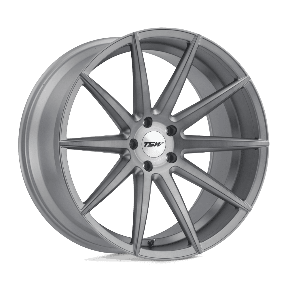 TSW Cast Aluminum Rim TWCLP 18X9.5 5X4.5 TITNM M-BRSHD FCE 40MM ...