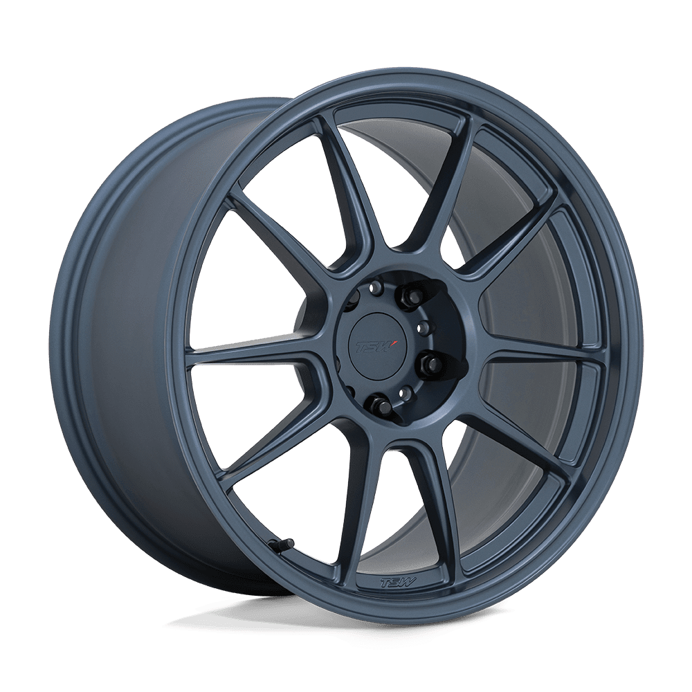 TSW Flow Formed Aluminum Rim TWITA 18X9.5 5X100 S-DRK-BLUE 38MM ...