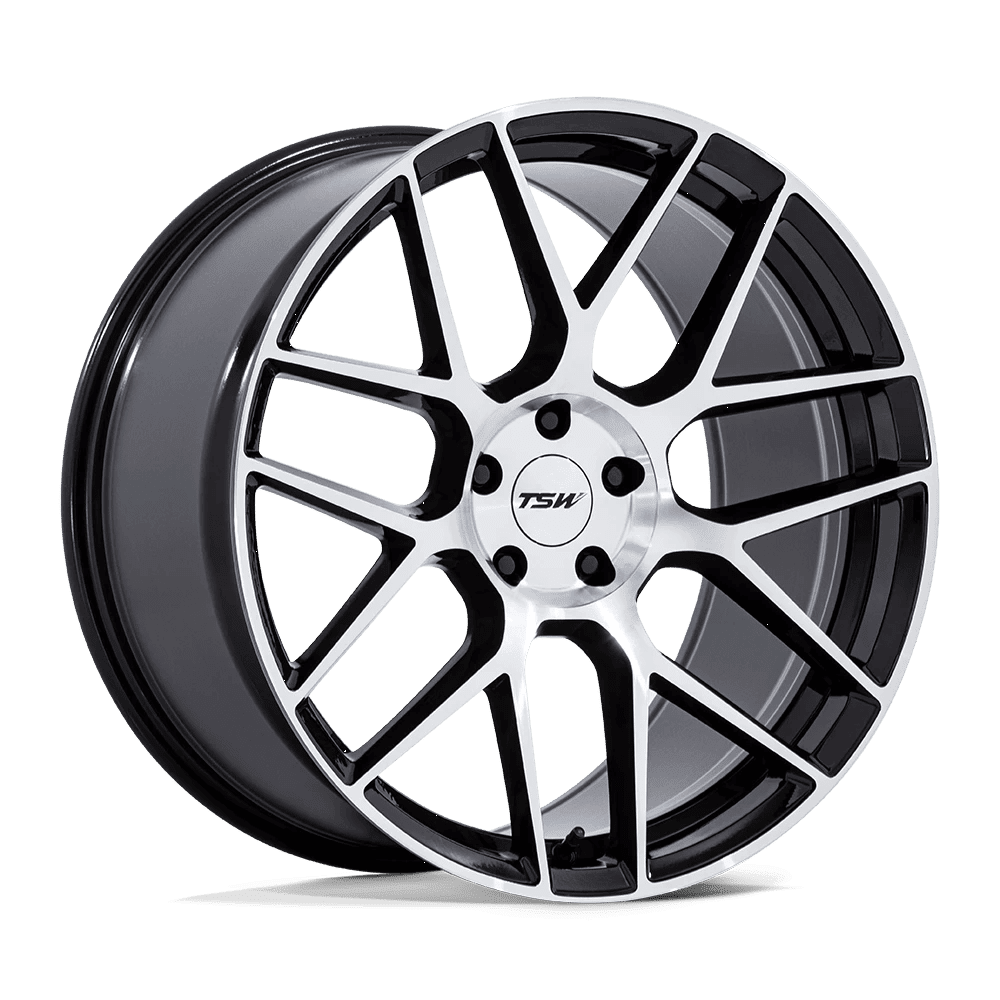 TSW Flow Formed Aluminum Wheel TW002 18x9 5x112 G-BLK-MCH 45mm ...
