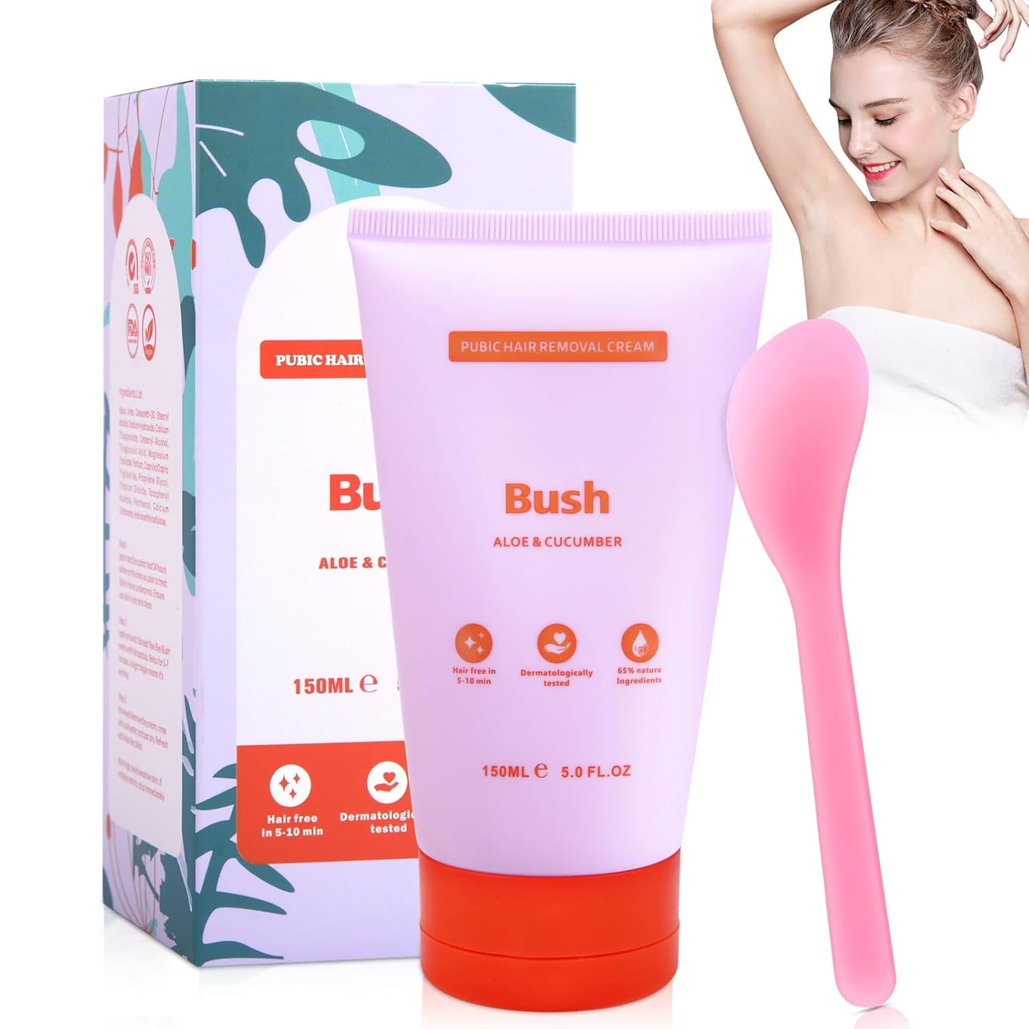 TSYJY Bye Bye Bush Hair Removal Cream, 150 ml Depilation Cream ...