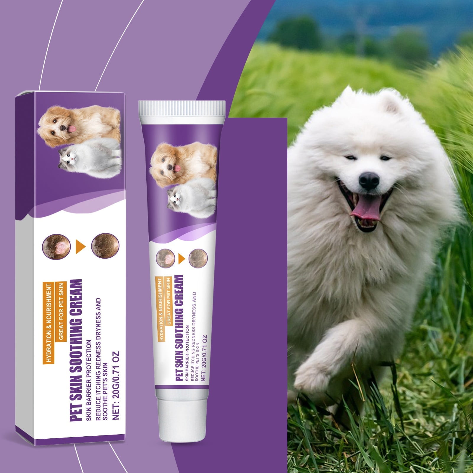 TSYJY Dog Paw Balm,Anti Itch Cream,Anti Itch Lotionskin Soother,Allergy ...