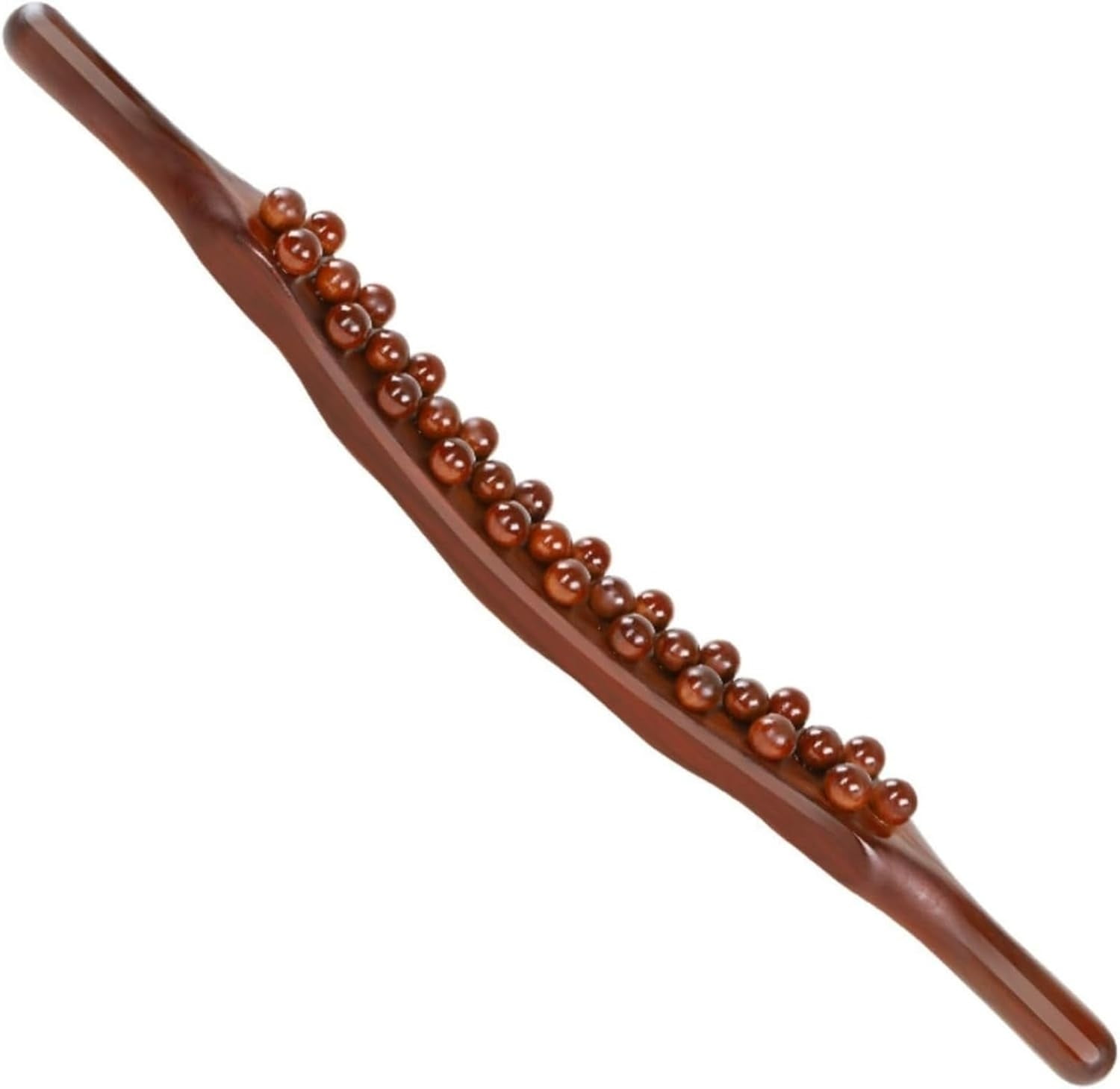TSYJY Gua Sha Stick with 35 Wooden Massage Beads, Wooden Massage Tool ...