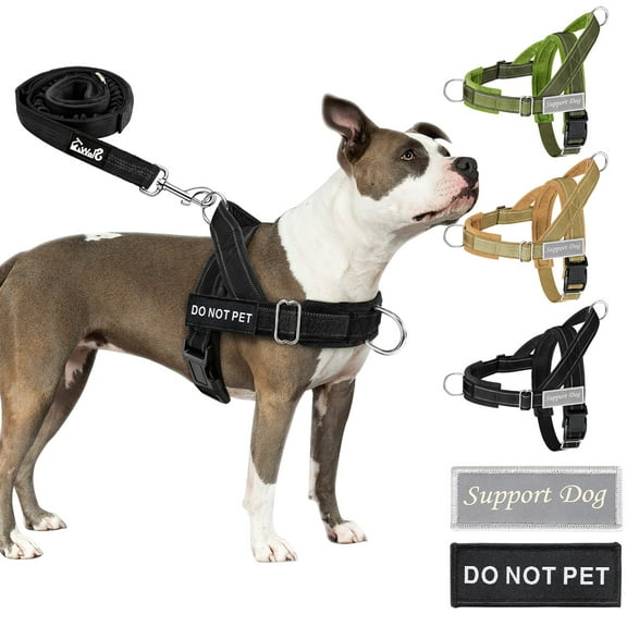 Dog Chest Harness with Reflective Strips, Adjustable Large Dog Safety ...