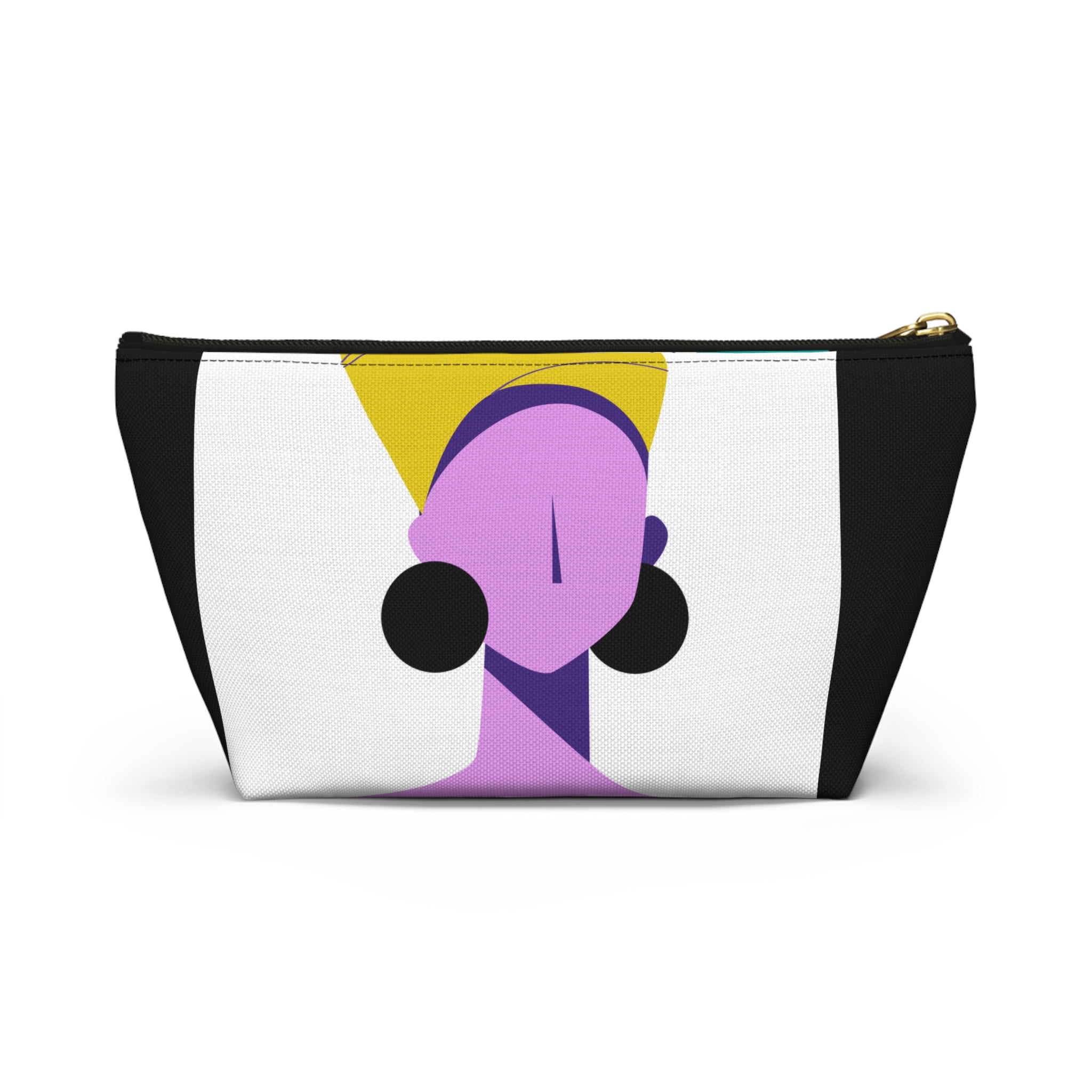 Woman in head wrap abstract drawing - Crafts/Accessory Pouches ...