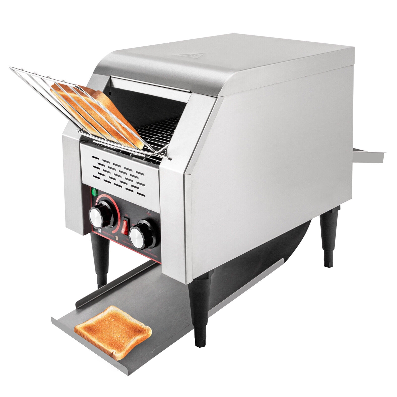 TT-150 Commercial Conveyor Toaster, 1300W 110V Restaurant Toaster ...
