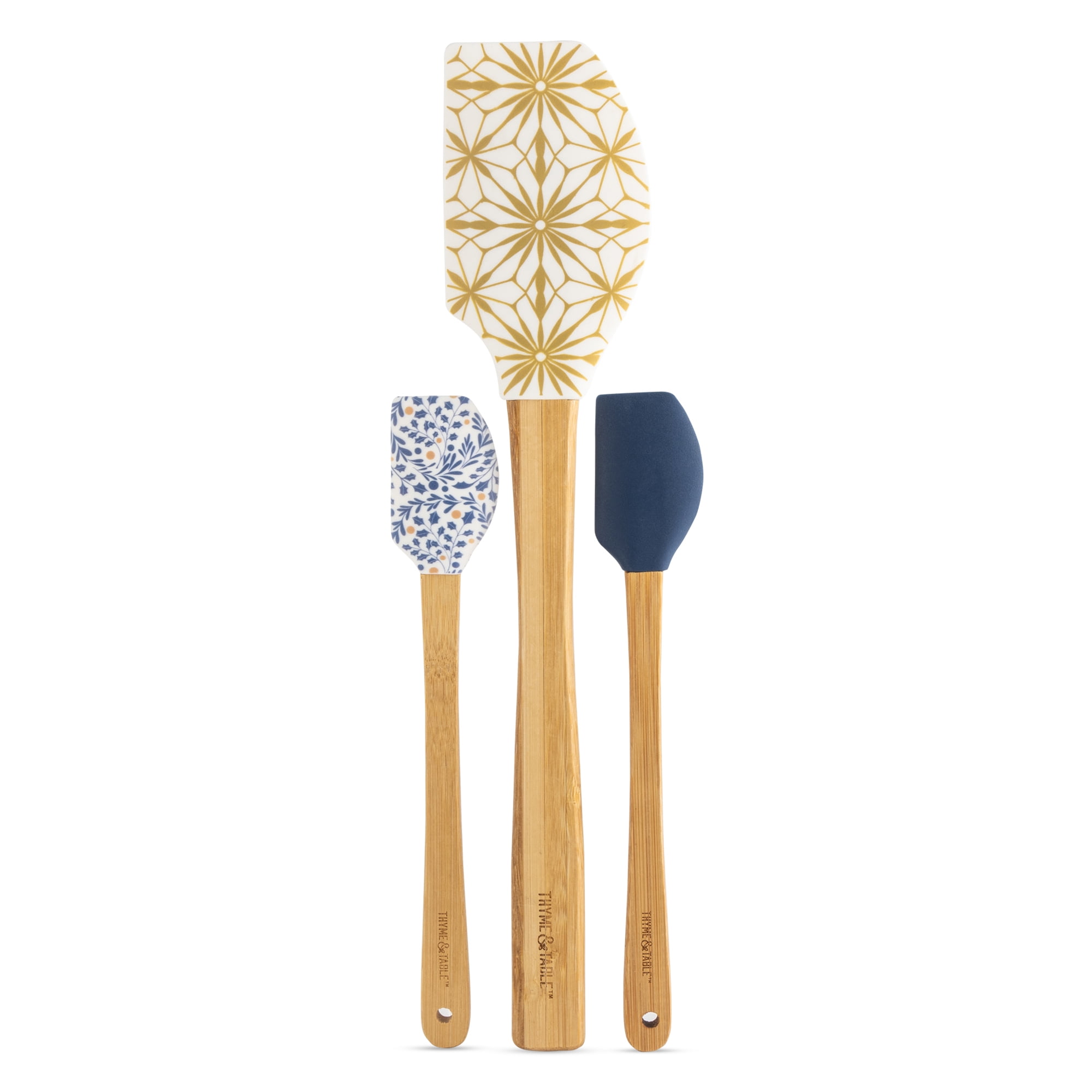 Thyme & Table Holiday 3-Piece Silicone Spatula Set - Star - Walmart.com