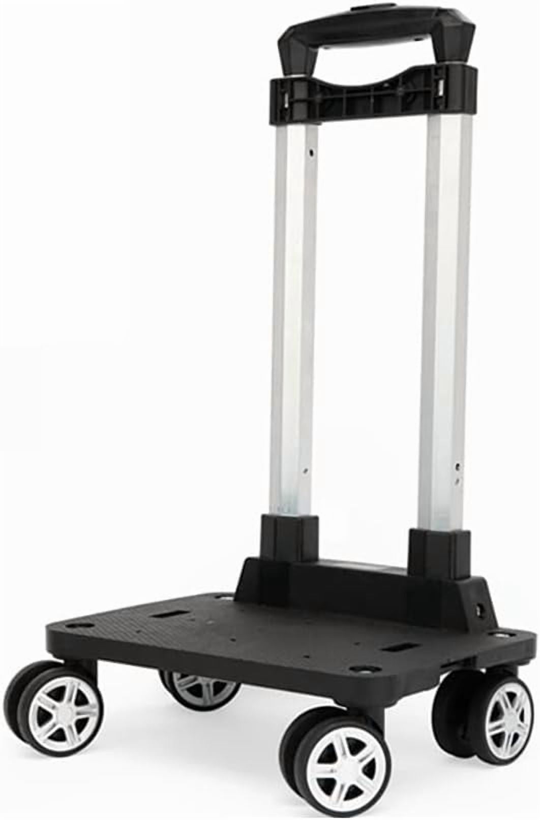 TT-Backpack Trolley - 4 Wheels Folding Compact Lightweight Luggage Cart ...