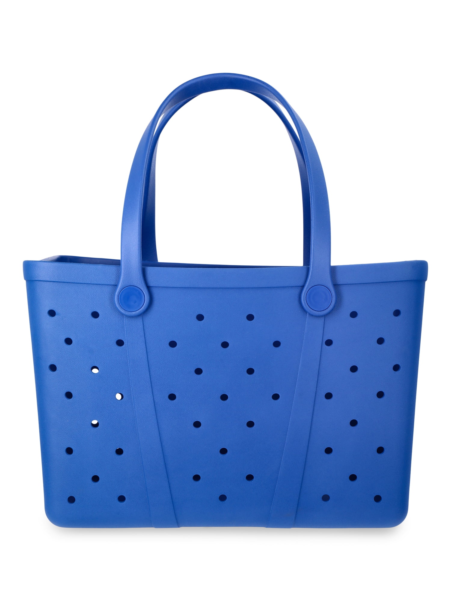 Time and Tru Women's Waterproof EVA Beach Tote Bag, Blue - Walmart.com