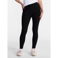 Time and Tru Women's Ankle Length Knit Leggings, 27" Inseam, XS-XXXL ...