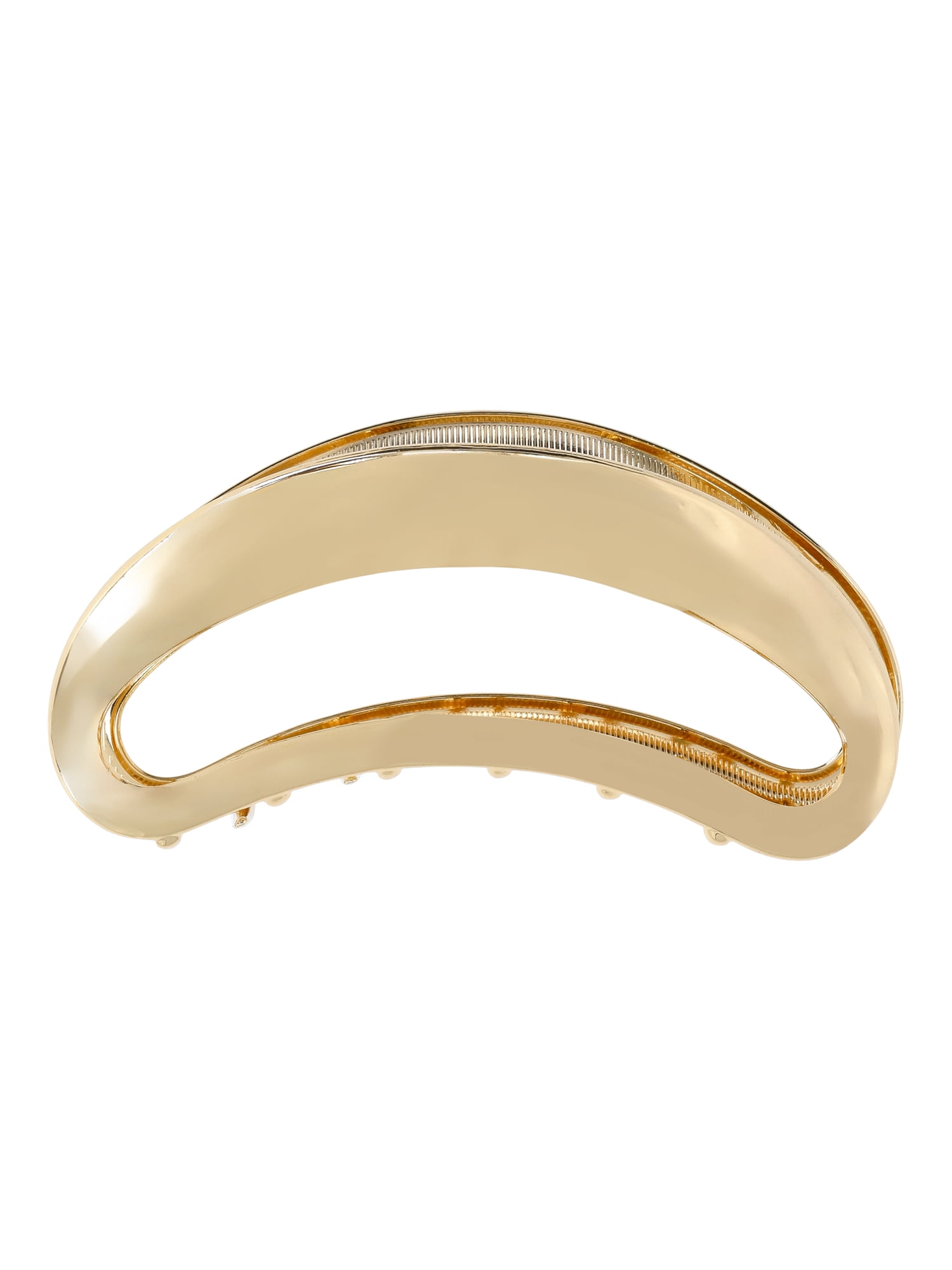 Time and Tru Women's Large Hair Claw Clip, Goldtone - Walmart.com