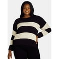 Time and Tru Women's and Women's Plus Matte Chenille Sweater, Midweight ...