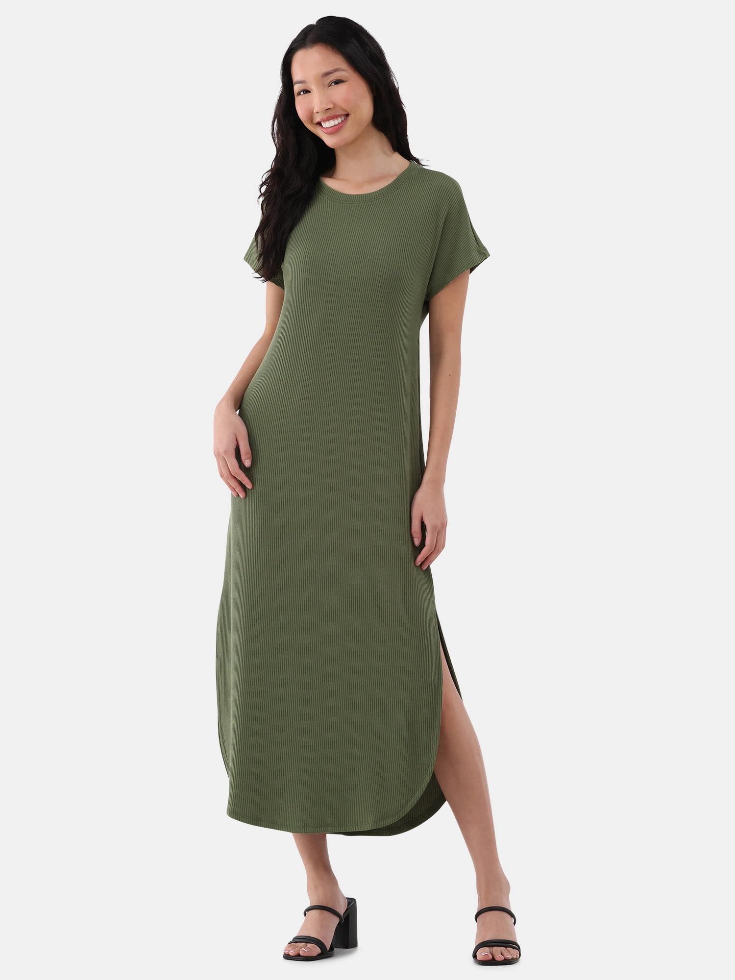 Customer reviews for Time and Tru Women's and Women's Plus Rib Maxi ...
