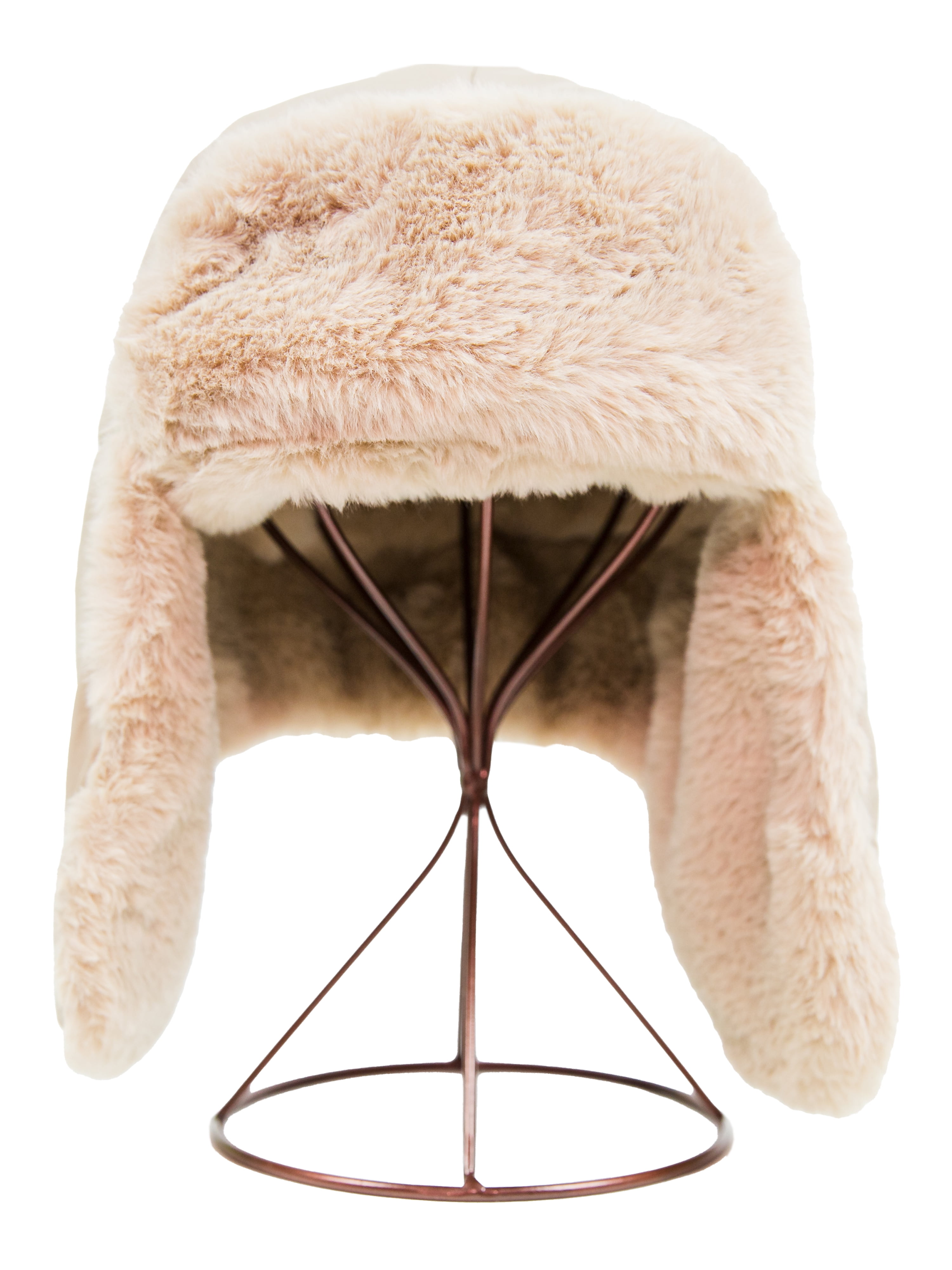 Time and Tru Trapper Winter Hat - Faux Fur Ear Flaps - Walmart.com