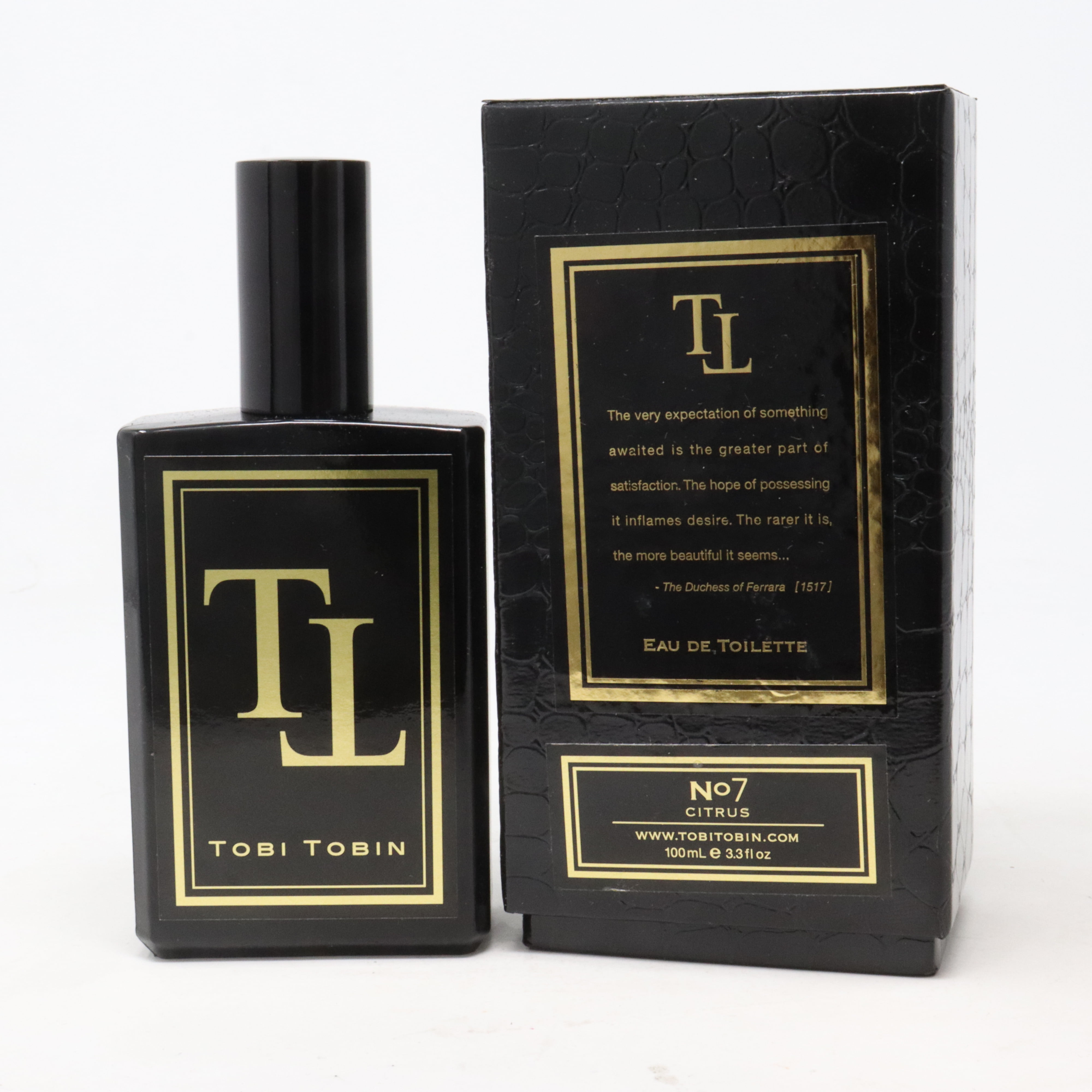 No 7 Citrus by Tobi Tobin Eau De Toilette 3.4oz/100ml Spray New With ...