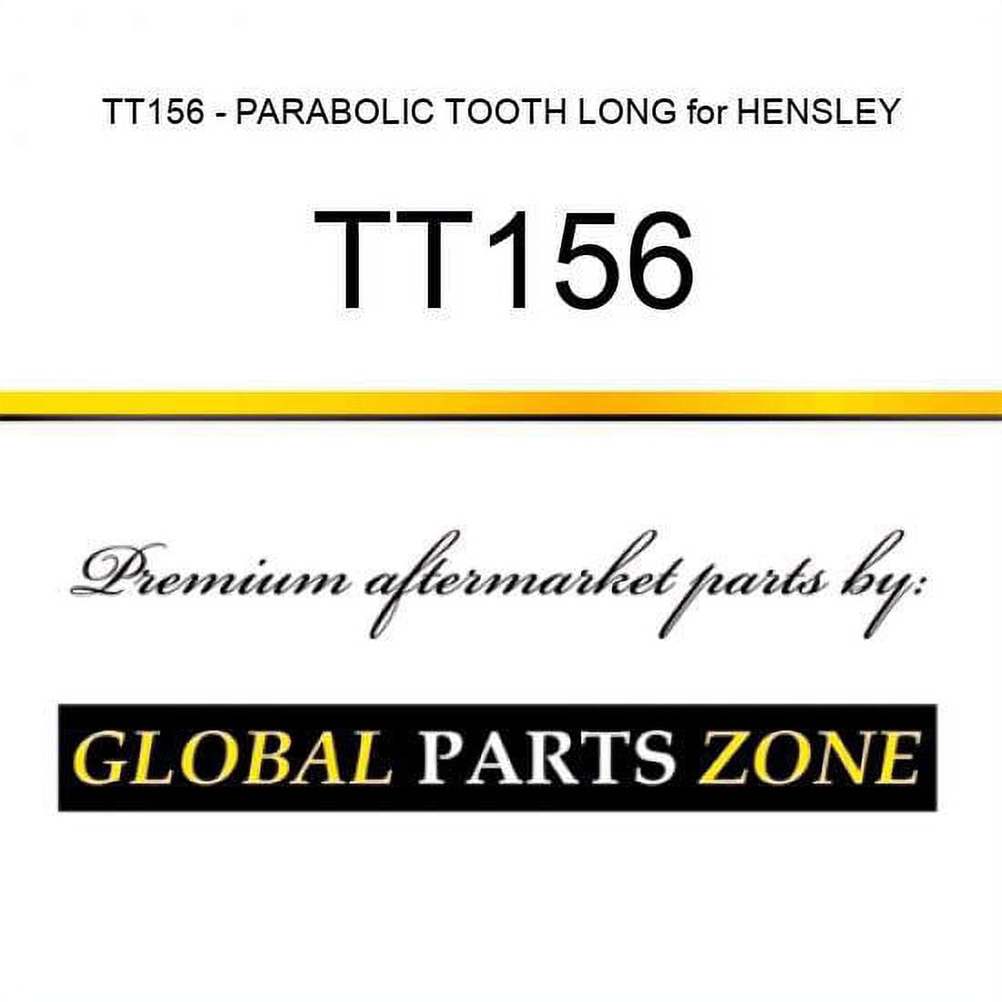 TT156 - PARABOLIC TOOTH LONG for HENSLEY - Walmart.com