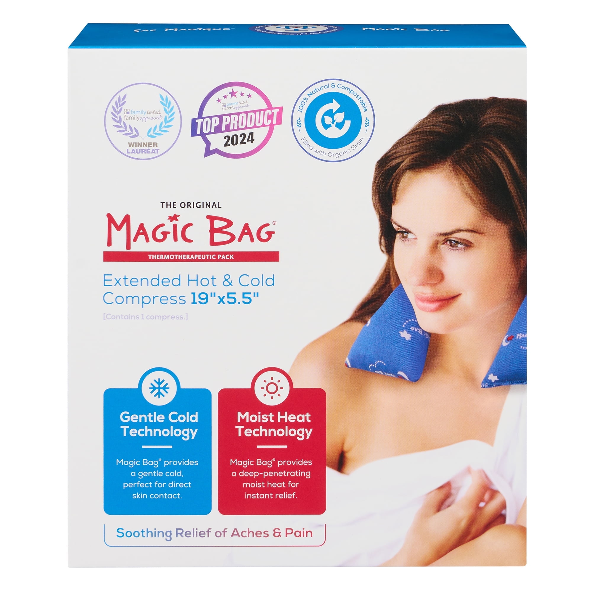 The Original Magic Bag Extended Compress, Hot/Cold Therapy for Stomach ...