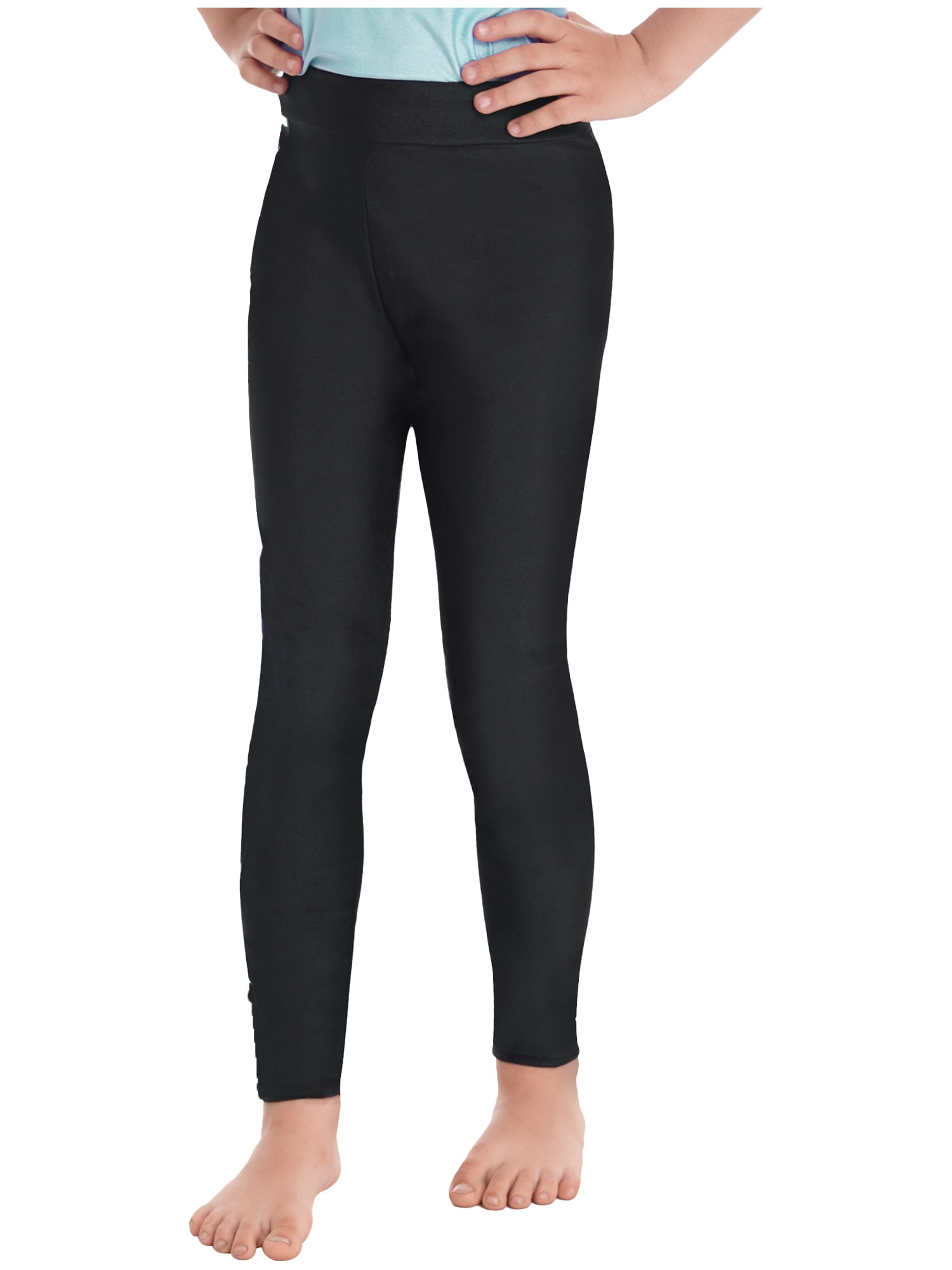 TTAO Girls Solid Athletic Tights Leggings Ballet Yoga Pants Kids Skinny ...