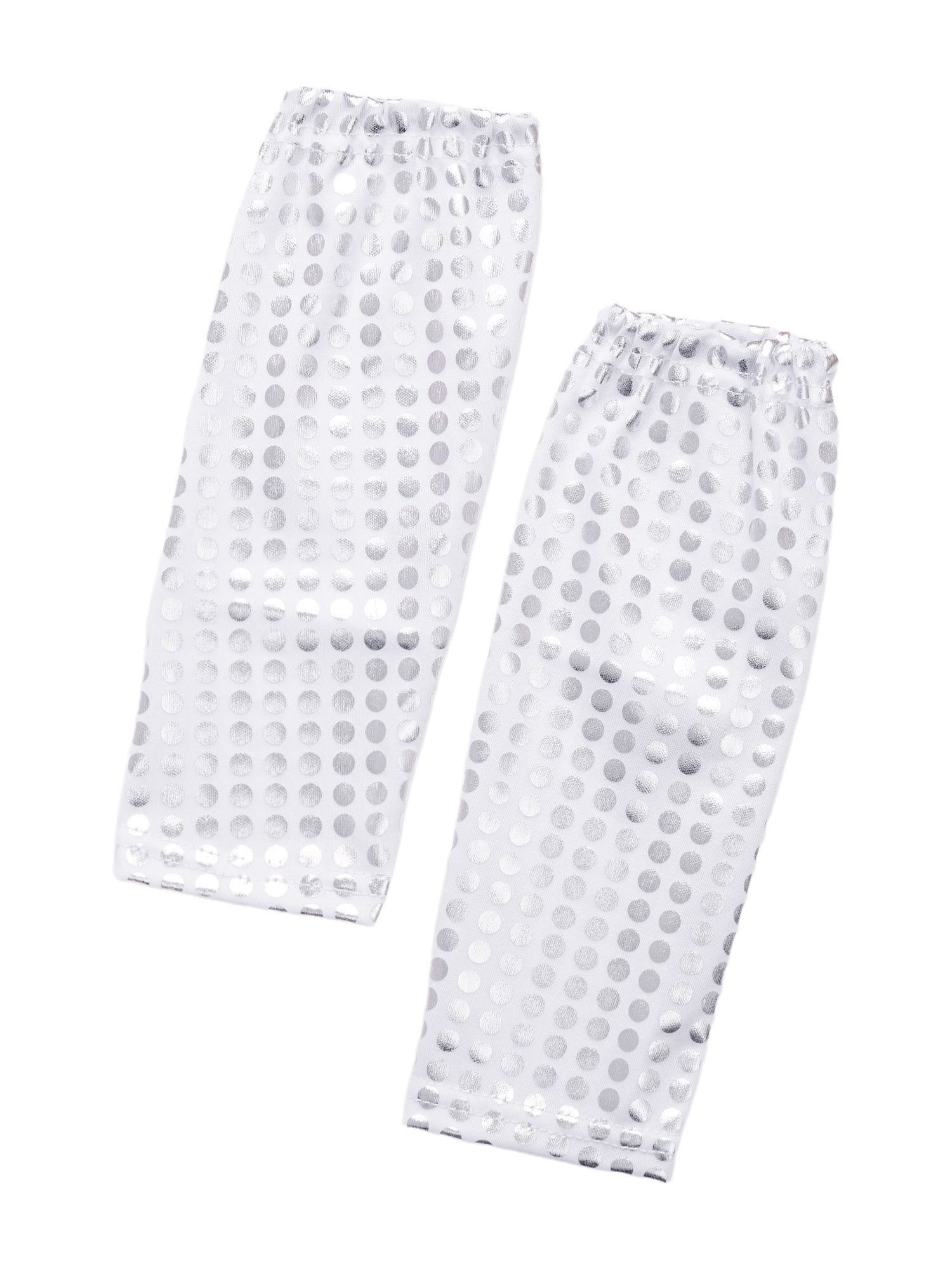 TTAO Kids Boys Girls Jazz Street Dance Fingerless Gloves Shiny Metallic ...