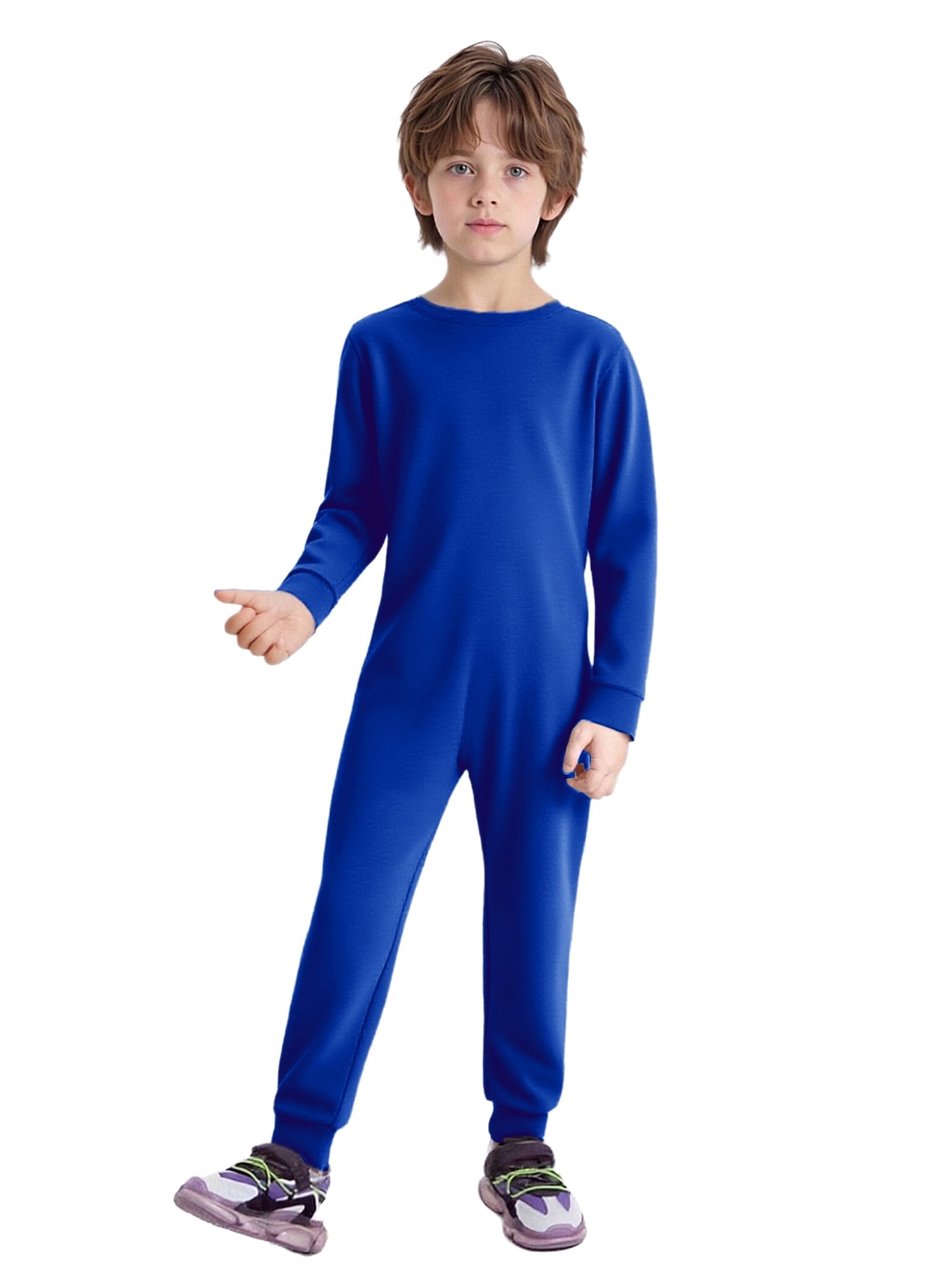 TTAO Kids Boys Special Needs Adaptive Clothing One Piece Anti-Strip ...