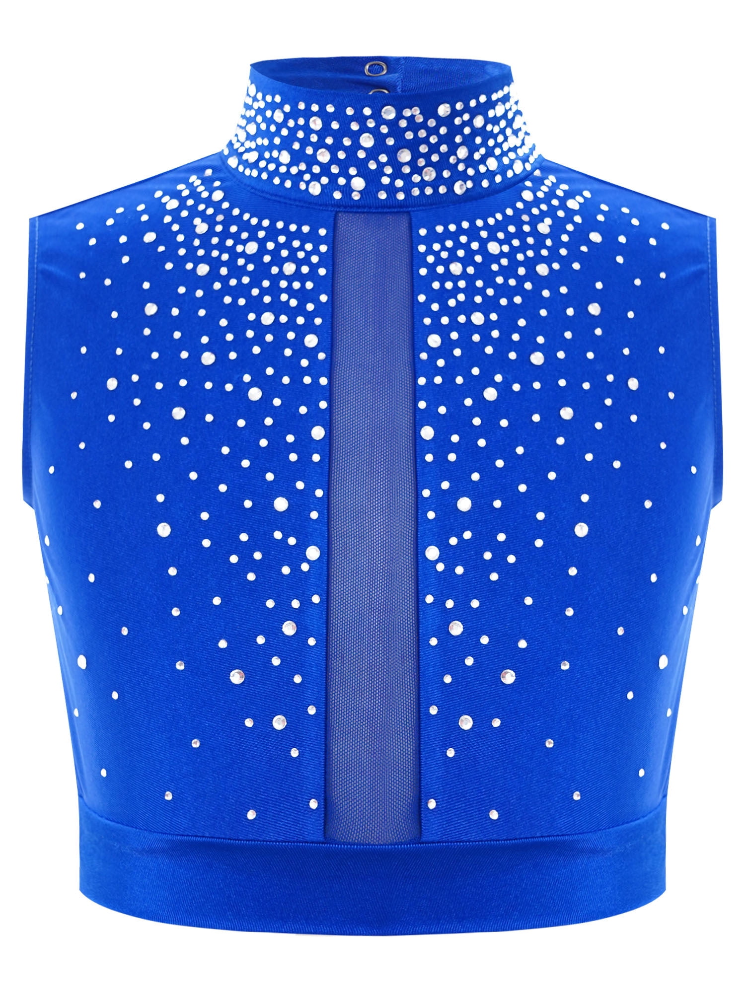 TTAO Kids Girls Dance Party Vest Top Hip Hop Jazz Stage Performance ...