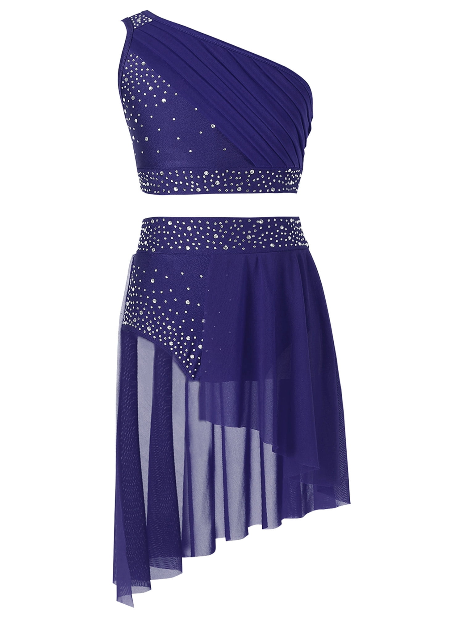 TTAO Kids Girls Lyrical Dress Ballet Dance Outfits Ballroom Outfits ...