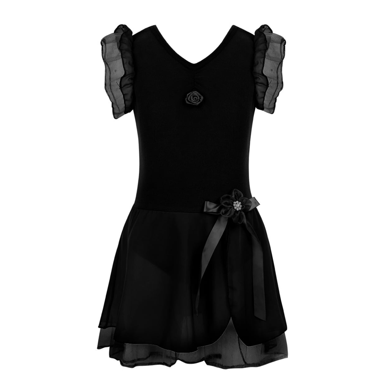 TTAO Kids Girls Tutu Ballet Dance Dress Gymnastic Leotard Fancy ...