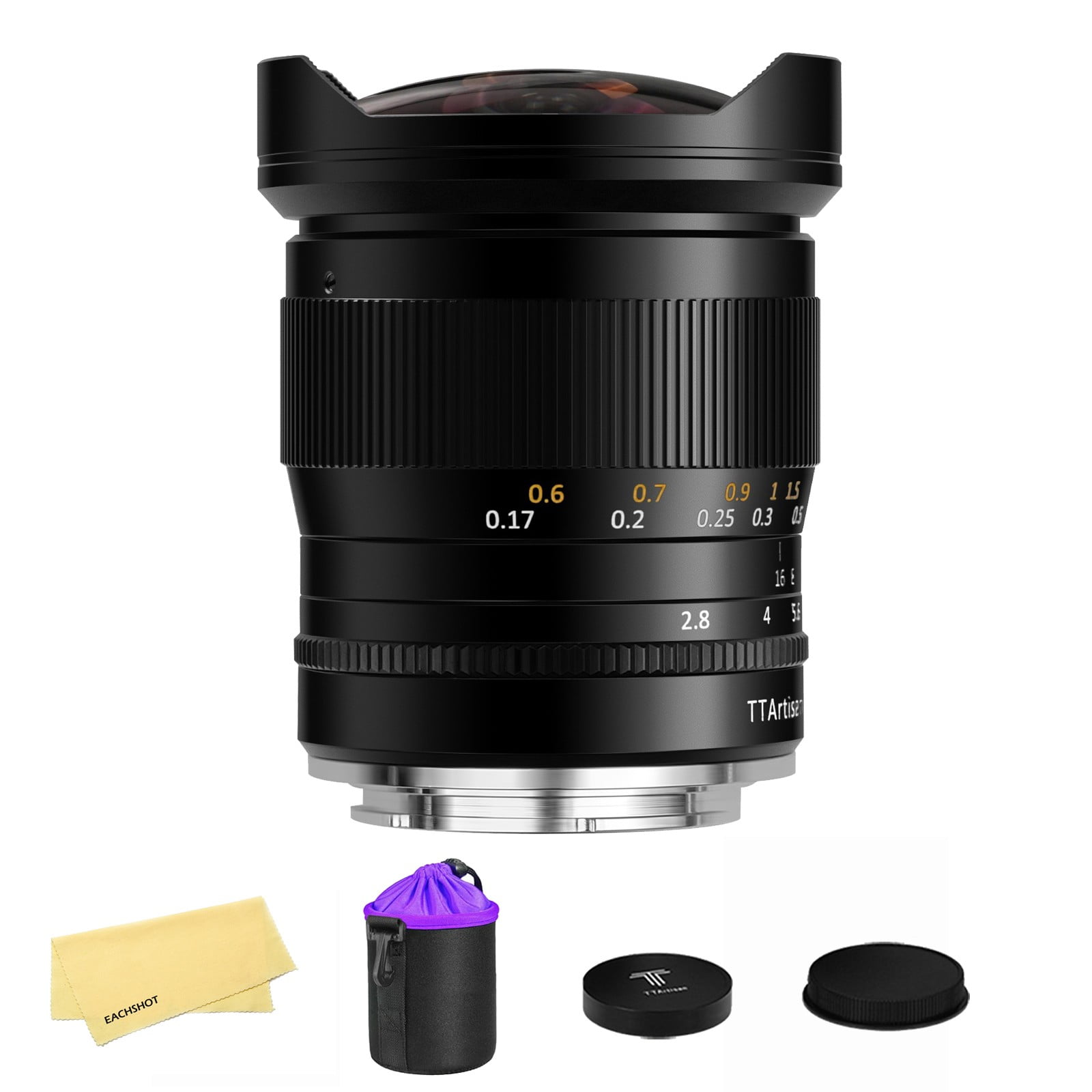 TTArtisan 11mm F2.8 Full Frame Fisheye Lens Full Metal Body Compatible ...