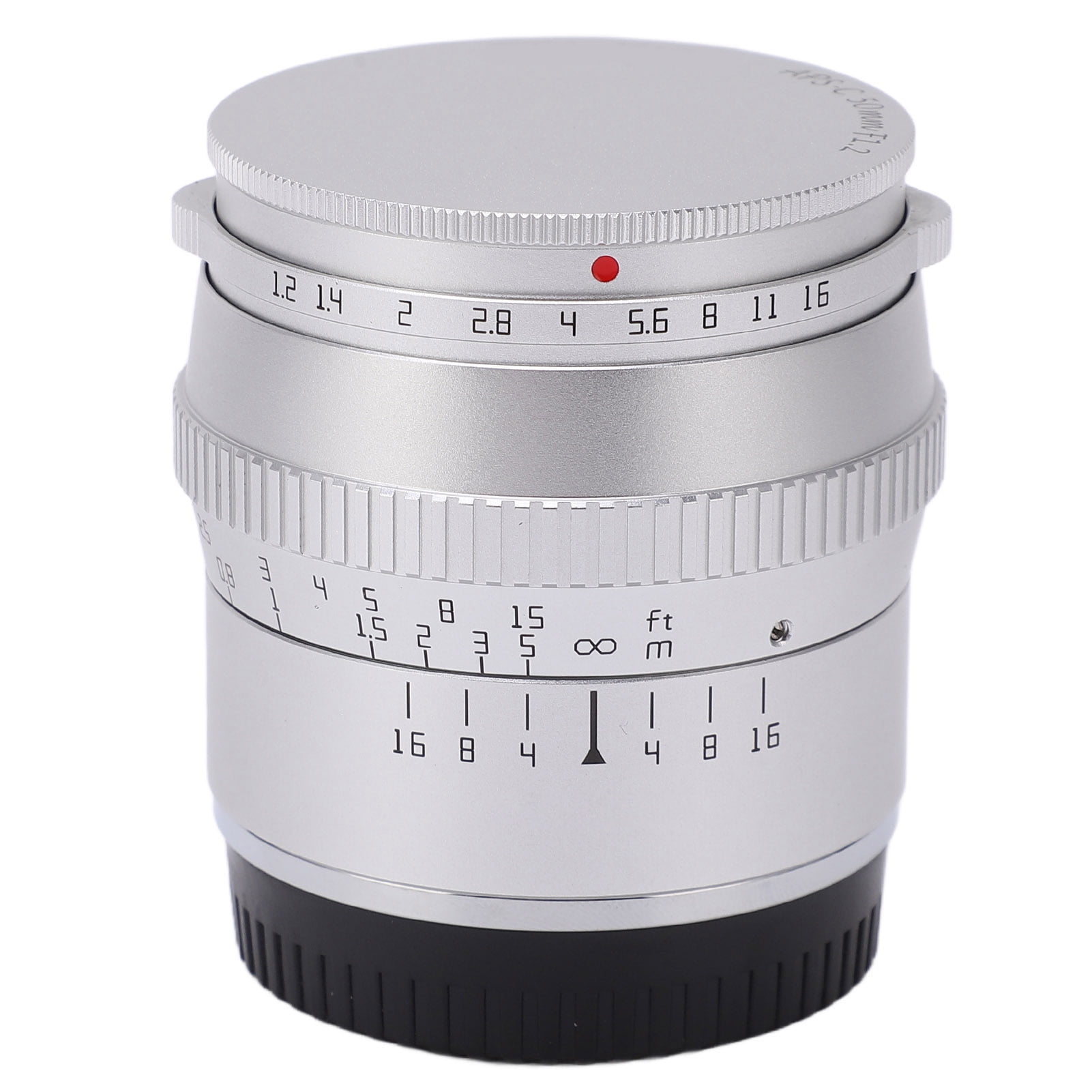 TTArtisan Lens Silver 50mm F1.2 FX Bayonet Large Aperture Micro SLR ...