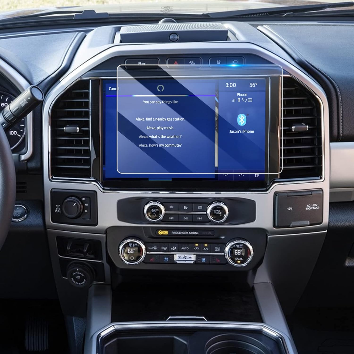 TTCR-II Compatible with 2022-2024 Ford F250 F350 F450 Screen Protector ...