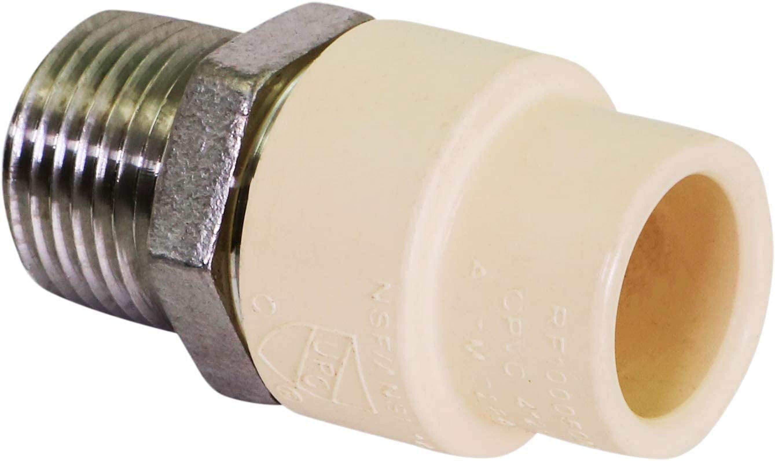 TTDQN056 Male x CPVC Adapter Transition Pipe Fitting; Durable Over ...