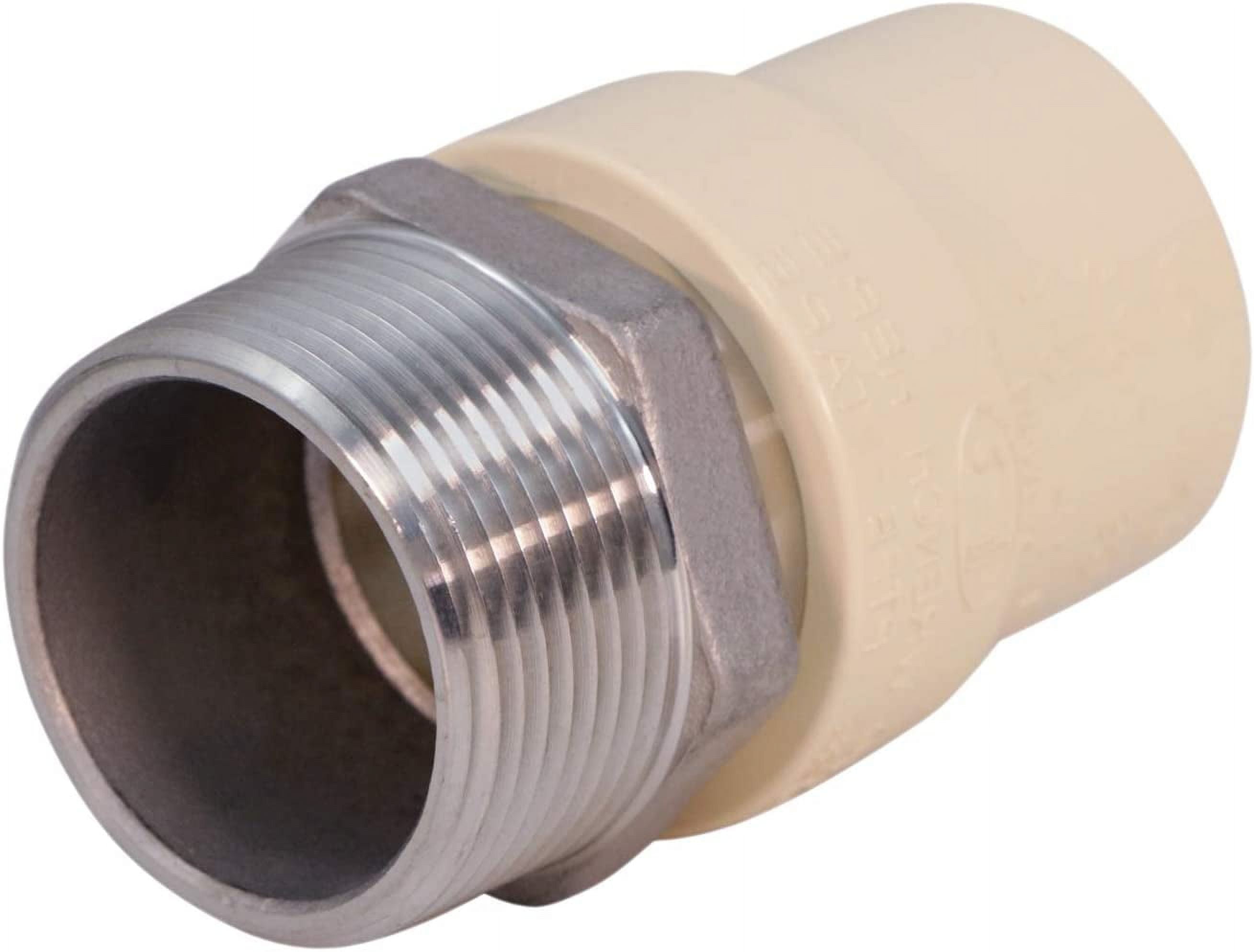 TTDQN334 Male x CPVC Adapter Transition Pipe Fitting; Durable Over ...