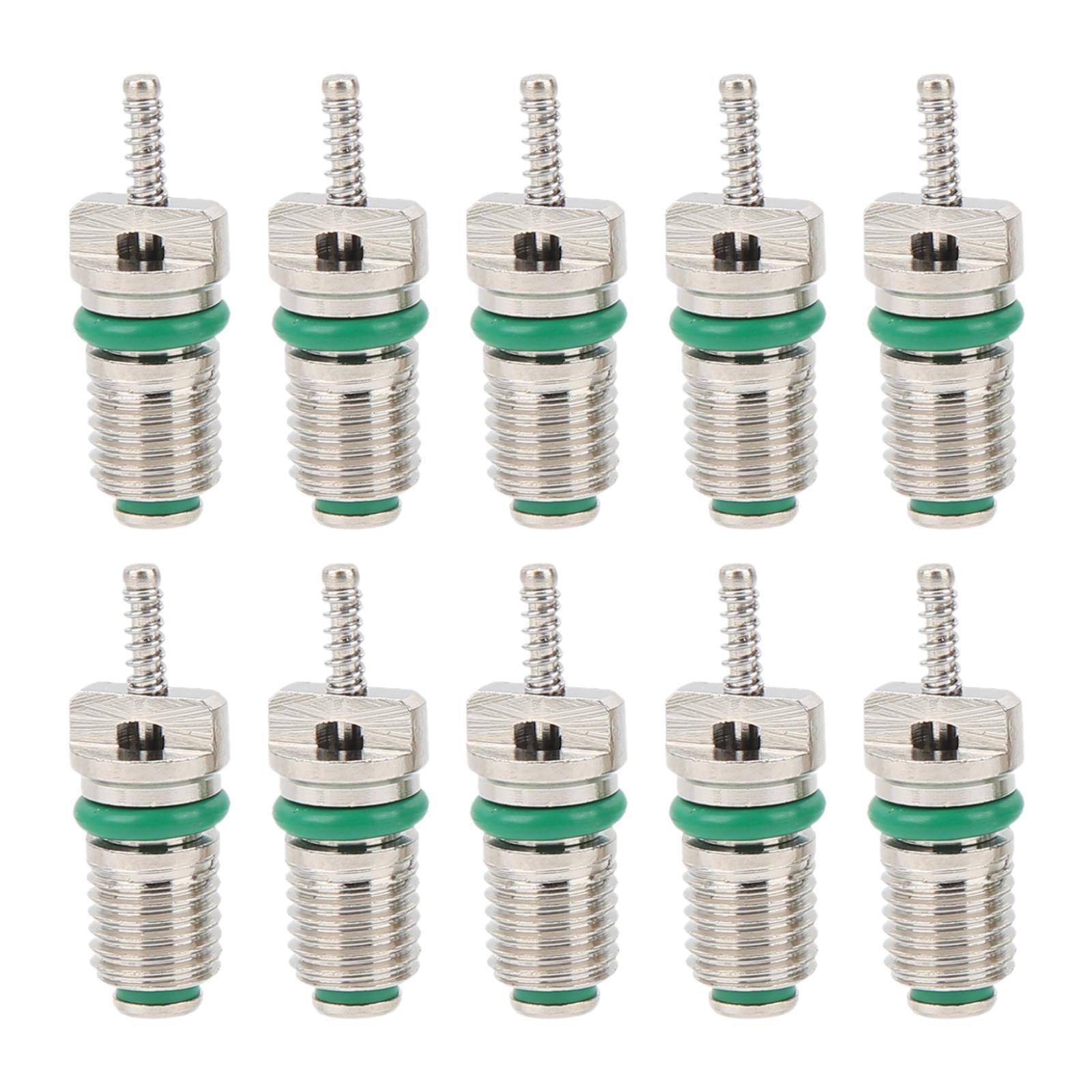 TTETTZ 10 Pieces Air Conditioning Service Valve Universal Valve Core ...