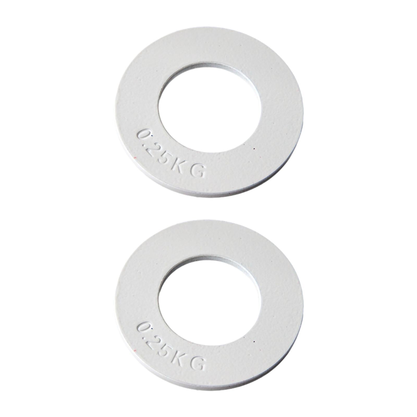 TTETTZ 2 Pieces Fractional Micro Weight Plates Extra Weights for Cross ...