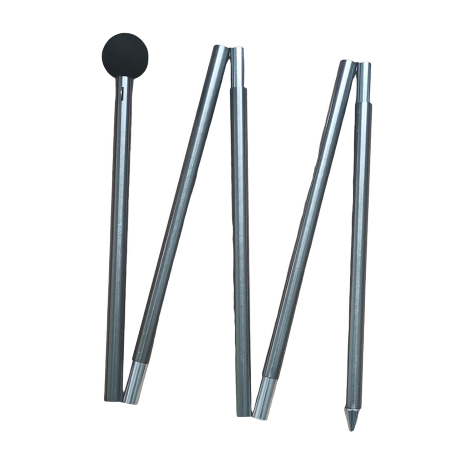 TTETTZ Canopy Rod Beach Shelter Aluminum Alloy 2M Tarp Pole for Hiking ...