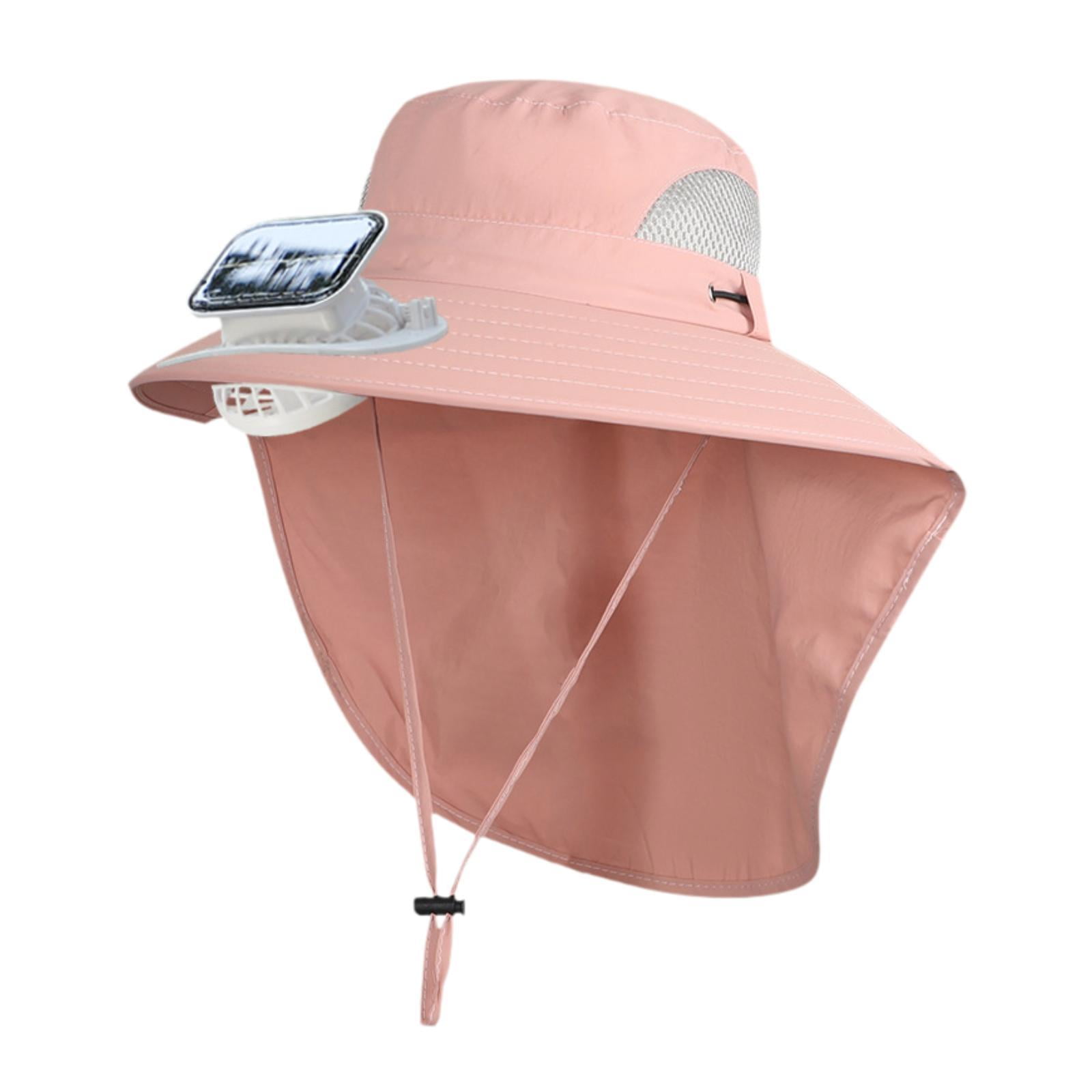 TTETTZ Children Outdoor Hat with Solar Fan Travel Camping Hat Versatile ...